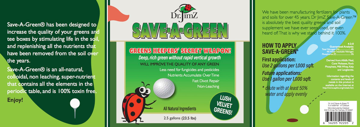 Golf Course Fertilizer - Dr. JimZ