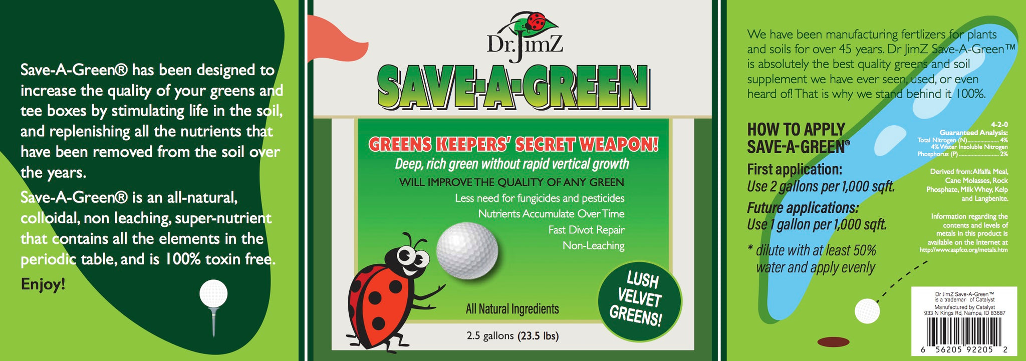 Golf Course Fertilizer - Dr. JimZ